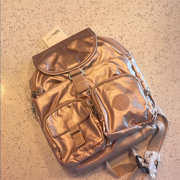 Kipling | Bags | Kipling Womens Rose Gold Backpack | Poshmark
